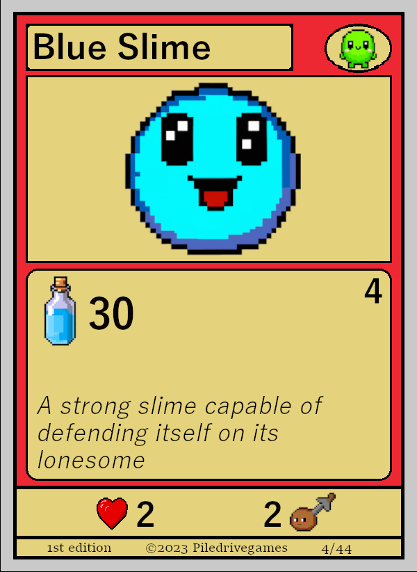 Pixel Powers - browse cards – Piledrivegames